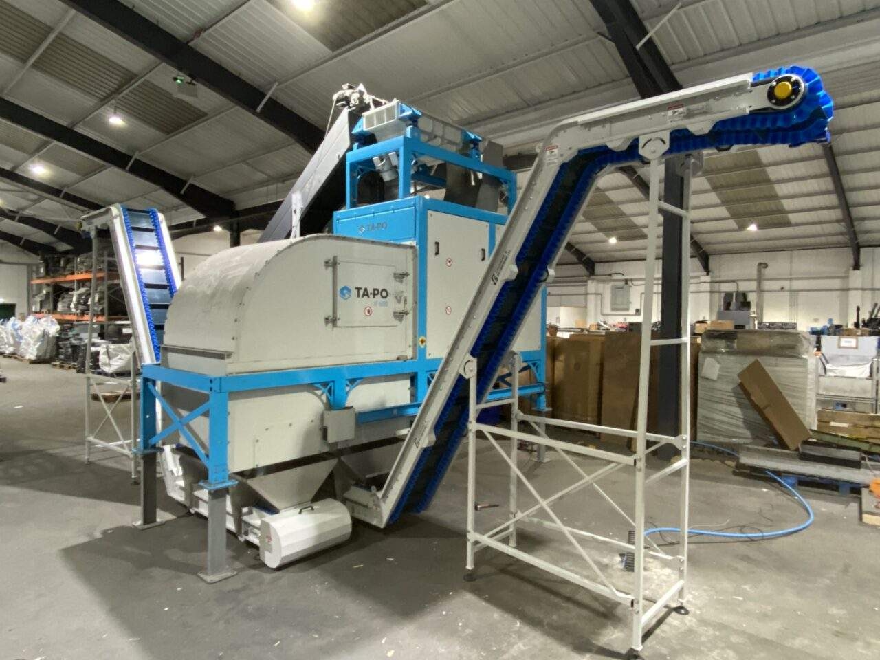 Swan neck conveyors from Crushing & Screening ltd