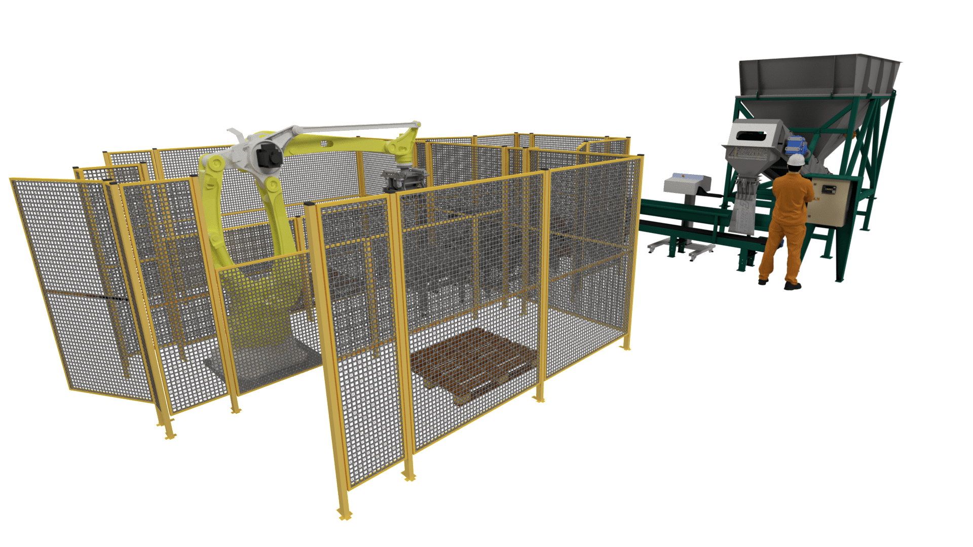 20kg / 25Kg bag fill system from Crushing & Screening ltd